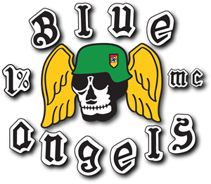 Blue Gang Forever - Blue Angels Mc Logo (600x320), Png Download