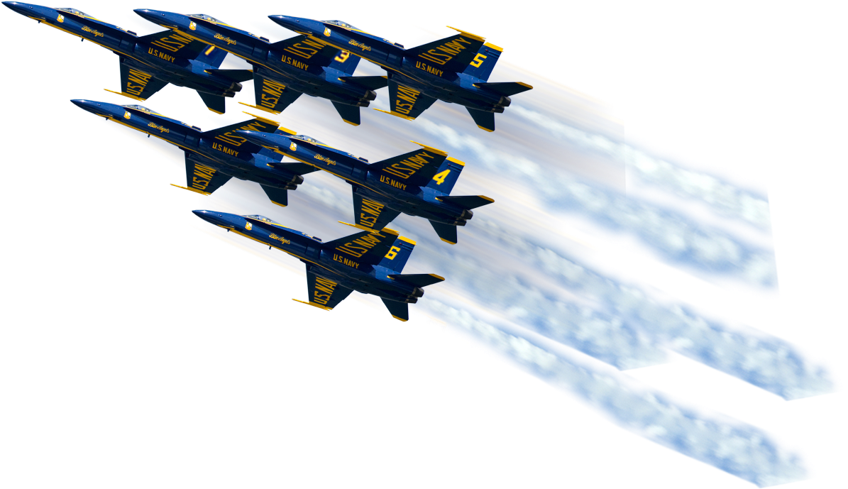 Download Blue Angels Flying - Flight | Transparent PNG Download | SeekPNG