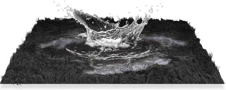Splash - Monochrome (768x308), Png Download