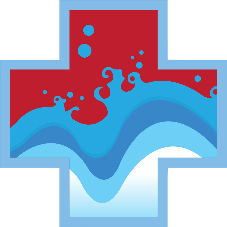 Become A Red Cross Certified Lifeguard - Drawing (1128x1167), Png Download