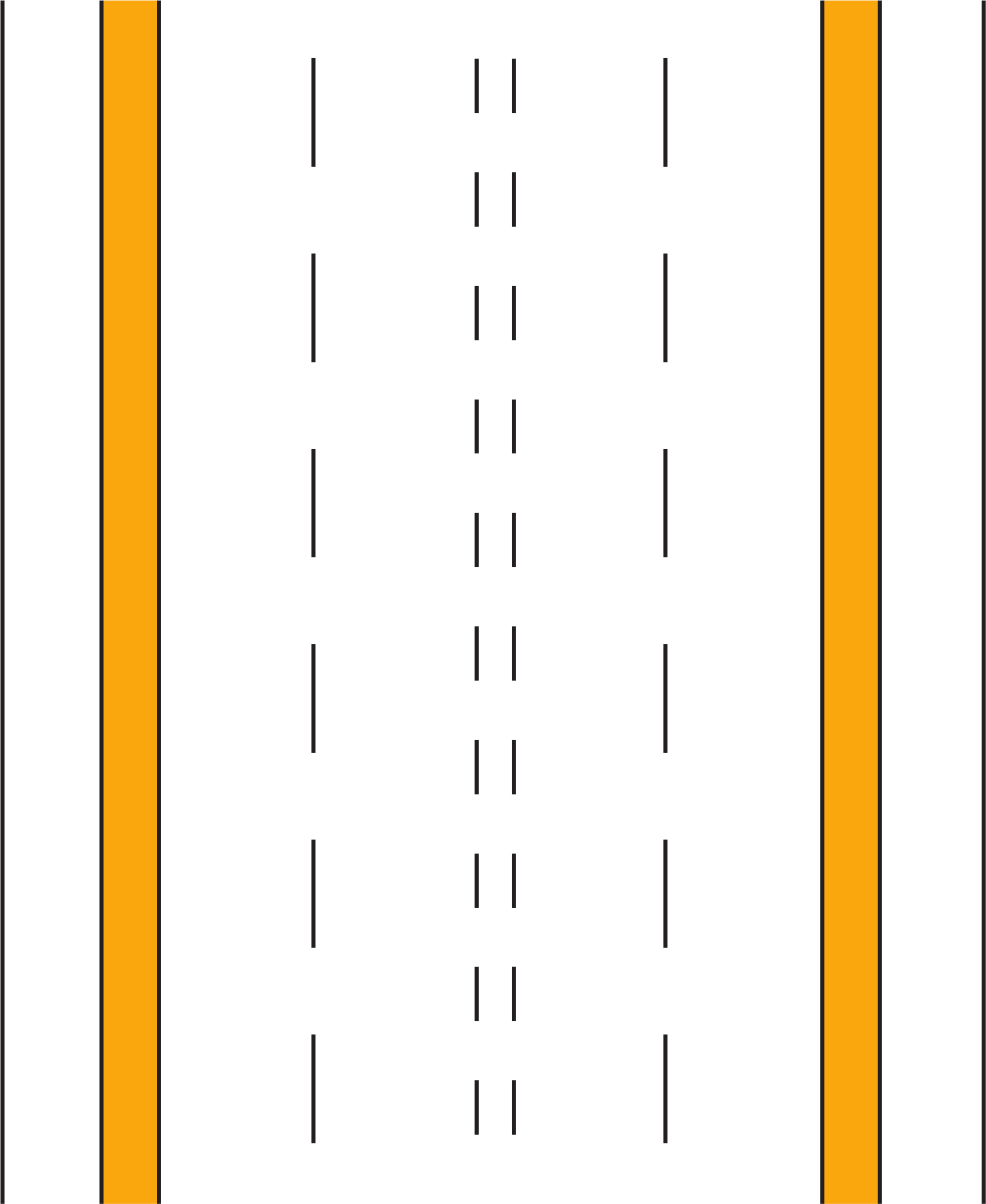 Open - Traffic Road Marks Png (2000x2448), Png Download
