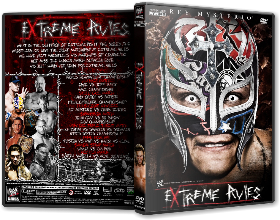 Wwe Extreme Rules 2009 Dvd Cover Photo Wwe Extreme - Wwe 2009 - Extreme ...