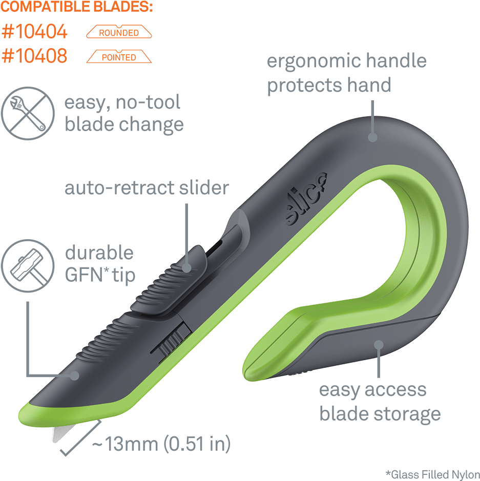 Auto-retractable Box Cutter - Slice Auto Retractable Box Cutter ...