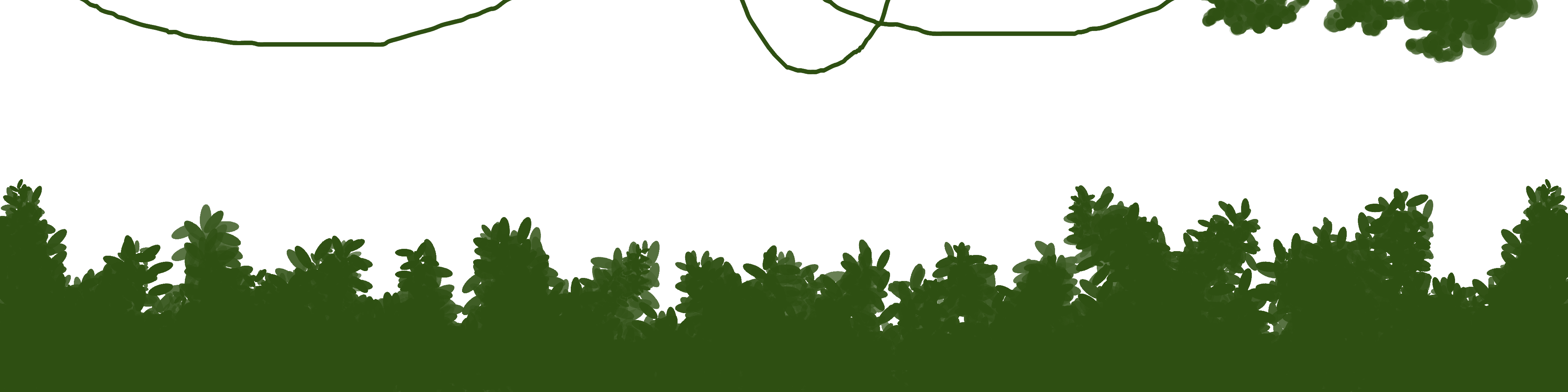 Bushes Seamless Bush Sprite For Background - Unity 2d Background ...