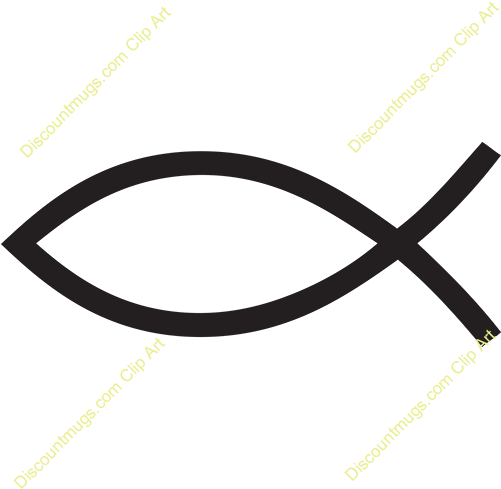 Download Clipart 15903 Christian Fish Symbol Christian Fish - Fish ...