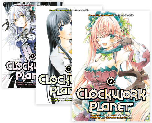 Clockwork Planet 1 By Yuu Kamiya (505x395), Png Download