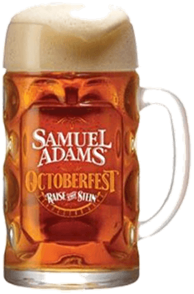 Stein Hoist - Sam Adams Octoberfest Mug (283x428), Png Download