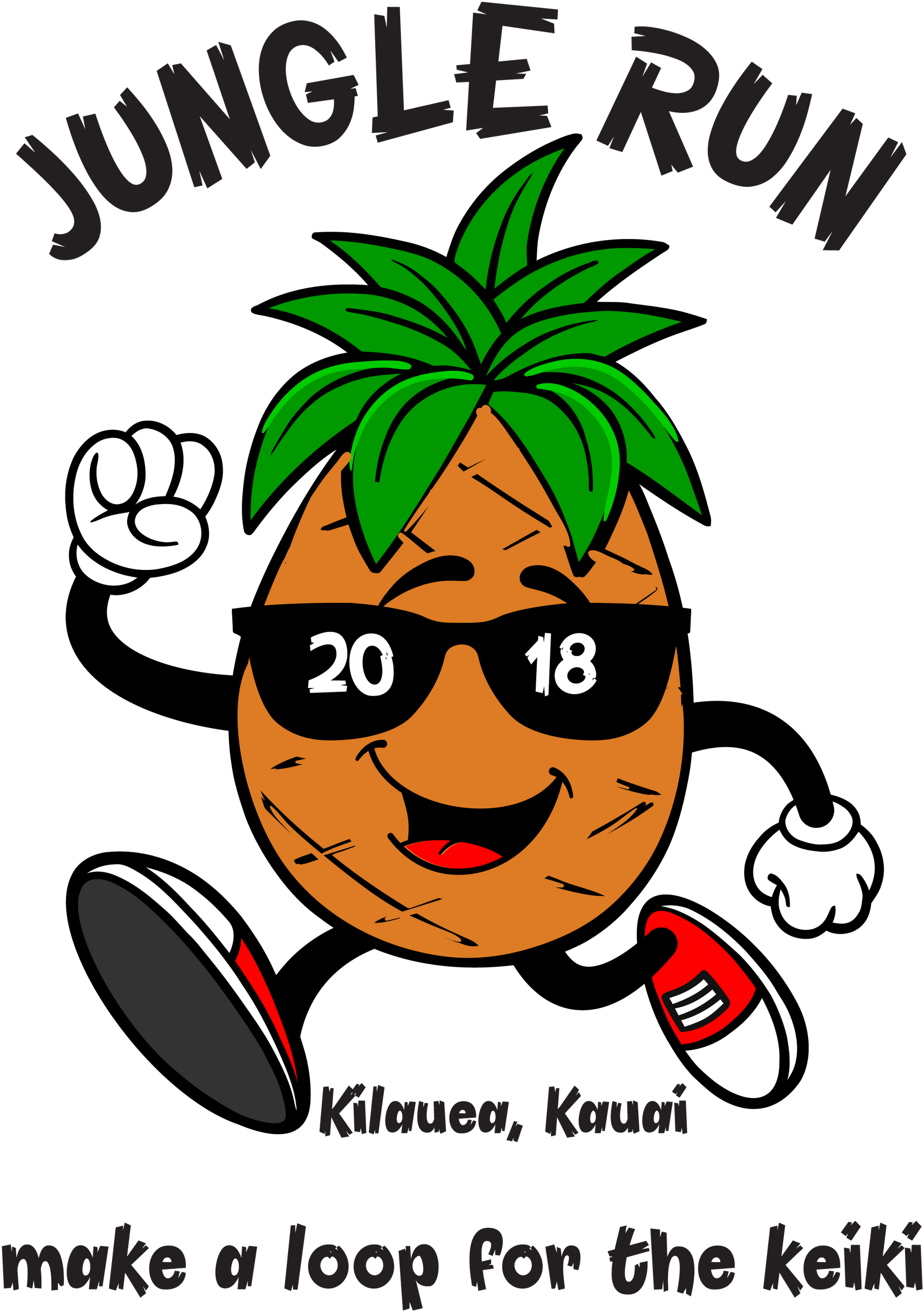 Running Pineapple (1924x2560), Png Download