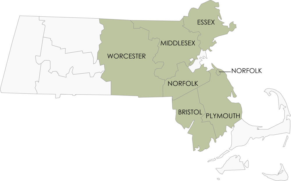 Ma - Farmland Map Of Massachusetts (1000x622), Png Download