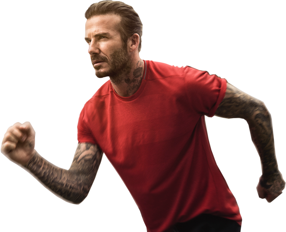 Download David Beckham - Aia Vitality David Beckham | Transparent PNG ...