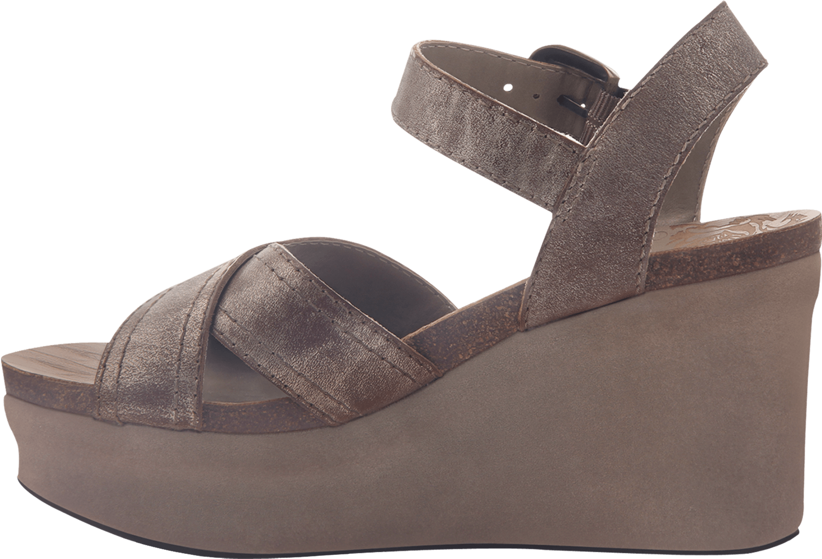 Bee Cave Womens Wedge In Gold Inside View - Womens Wedges Transparent ...