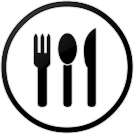 Download Set Menu - Food Black Icon | Transparent PNG Download | SeekPNG