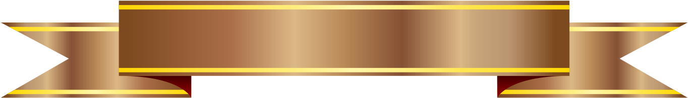 Ribbon Banner Transparent Png - Brown Ribbon (1499x687), Png Download