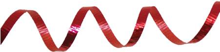 Red Curling Ribbon Png (450x450), Png Download