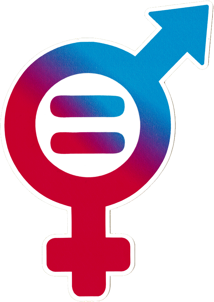 Download Gender Equality Symbol, Sm, Bumper Sticker / Decal - Gender ...