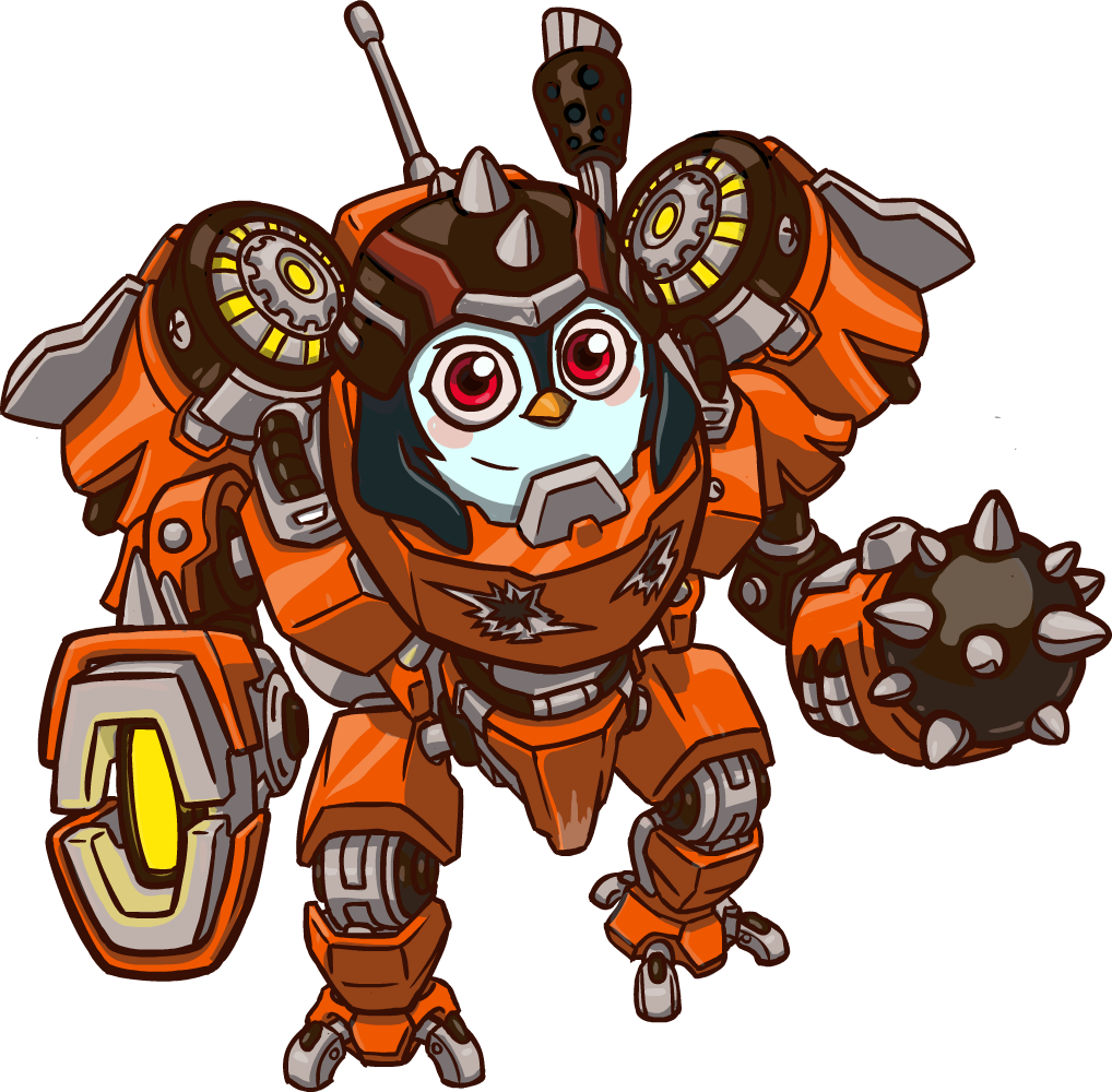 Mediai Prefer The Original Cute Animal In A Mech Suit - Cartoon ...