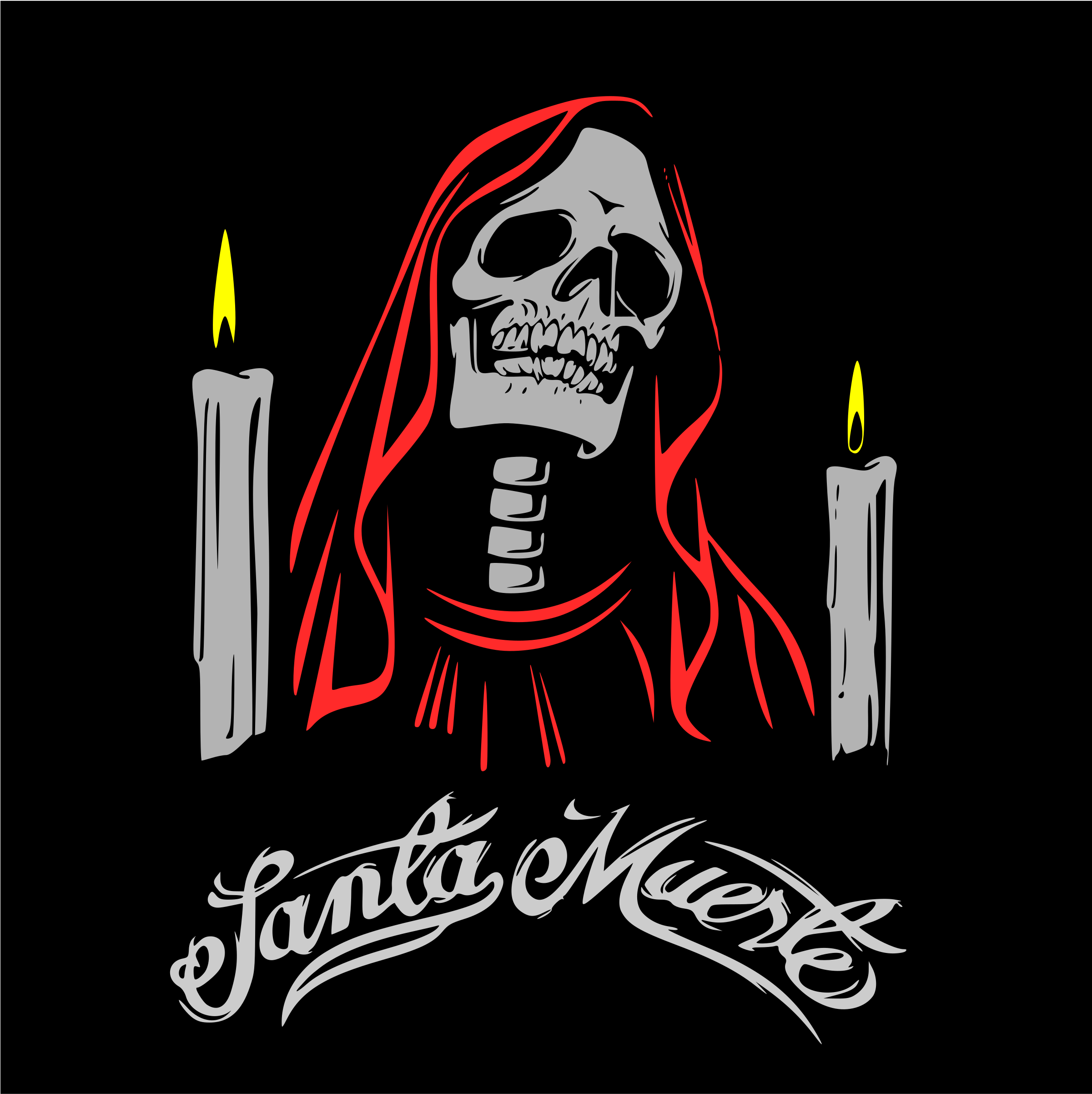 This Free Icons Png Design Of Santa Muerte (2400x3394), Png Download
