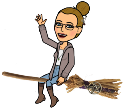 Ms Meri On Broom - Broom (406x362), Png Download