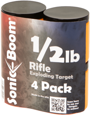 Sonic Boom 1/2 Lb Exploding Rifle Target - Sonic Boom 1/2 Lb. Exploding ...