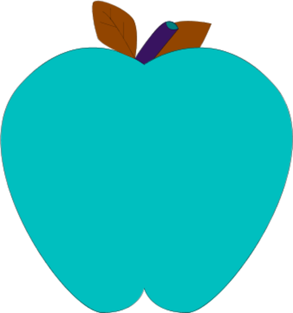 Apple Clipart - Colorful Apple Clip Art (600x641), Png Download