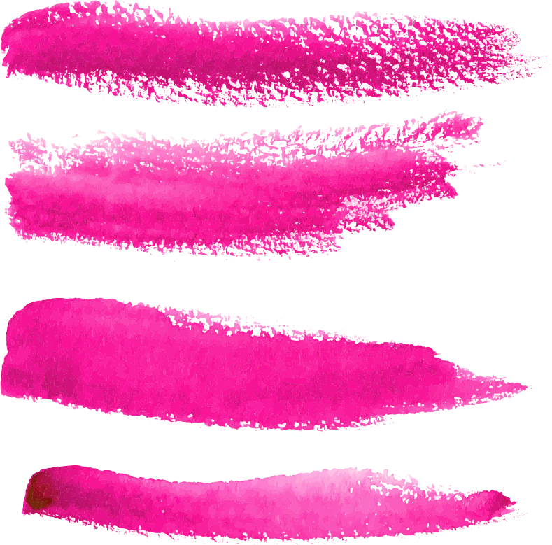 Pink Stroke Ink Stain Paint Freetoedit - Watercolor Brush Vector ...