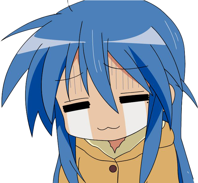 Download Sticker Konata Izumi Lucky Star Manga Anime Kikoojap - Lucky ...