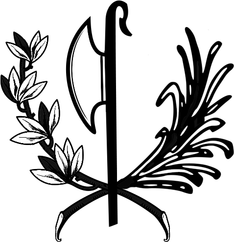 High-resolution Monochrome Badge - Cypress Symbol (508x560), Png Download