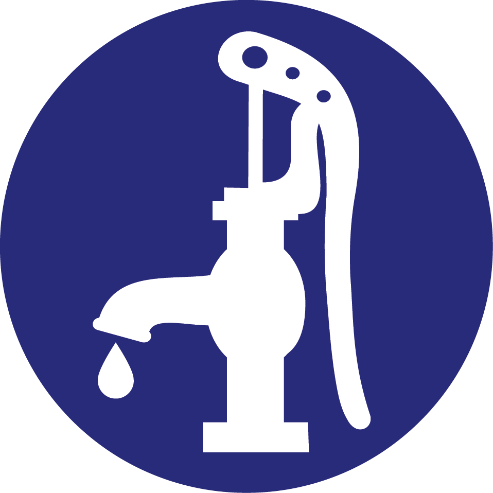 Water Well - Blue (958x958), Png Download