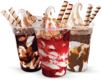 Mega Sundae Burger King (500x540), Png Download