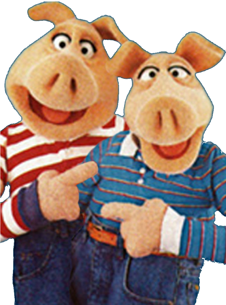 Andy And Randy Muppets (751x1047), Png Download