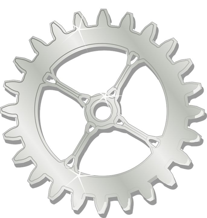 Gear-wheel Gearwheel Gear Free Vector Graphic On Pixabay - Machine Gear ...