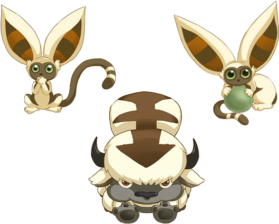 Download Appa And Momo By Mischibious-d3gt5pi - Avatar La Leyenda De ...