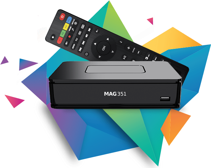Iptv Set-top Box Mag351 1 Year Iptv Subscription - Vexson Remote ...