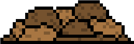 Download Sandbags - Pixel Art | Transparent PNG Download | SeekPNG