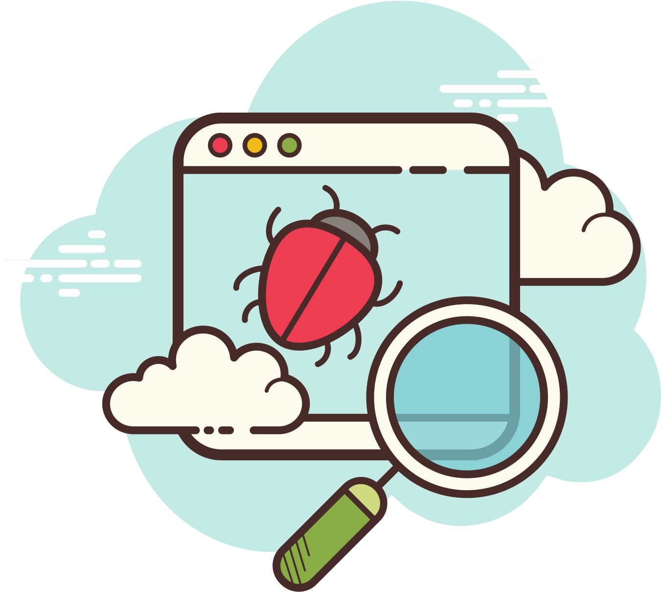 Window Bug Icon - Bug Icons (1600x1600), Png Download