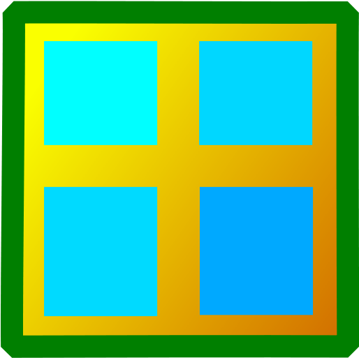 Square - Window Art Clip (900x900), Png Download