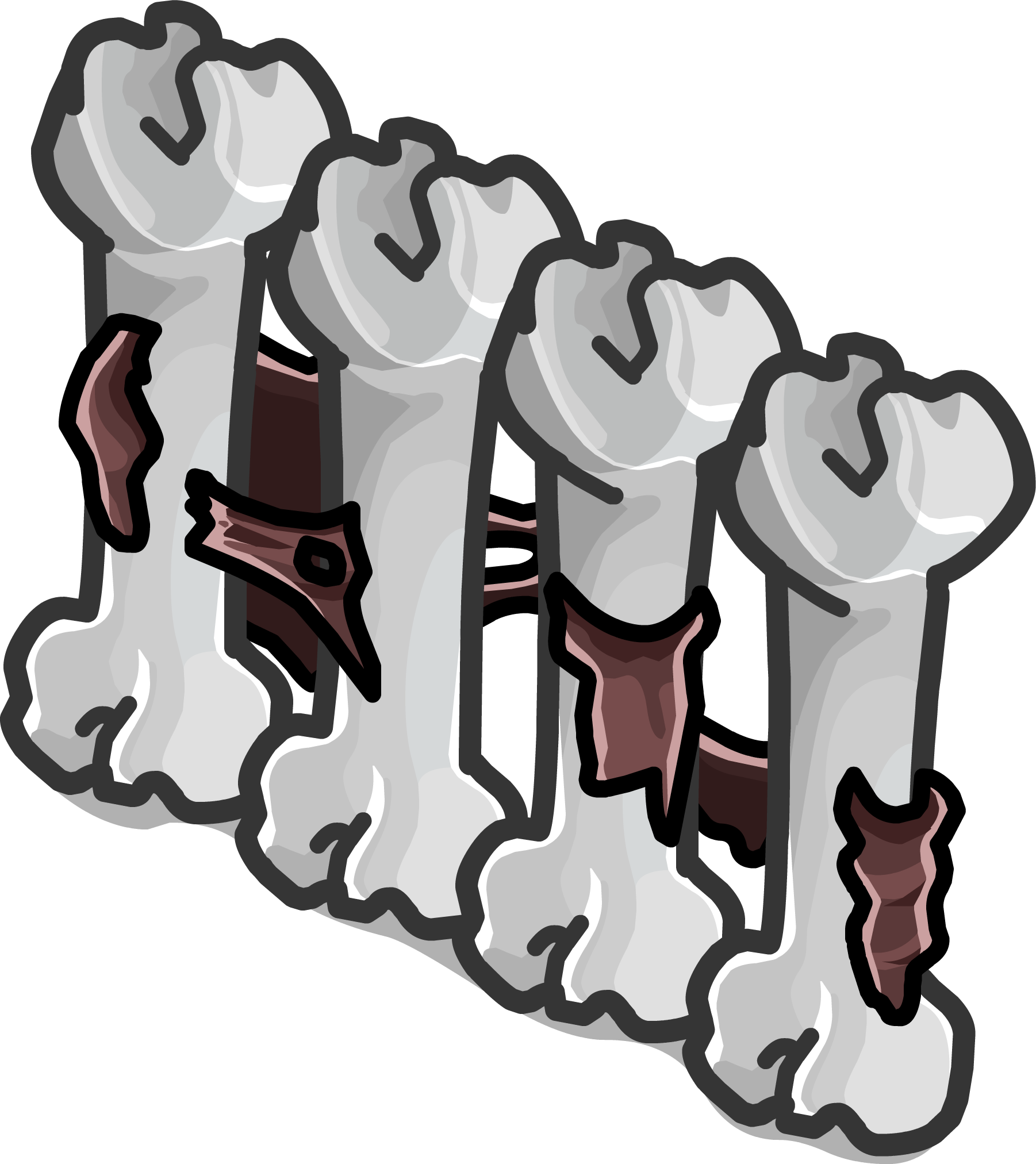 Bone Fence Sprite 002 (1802x2025), Png Download