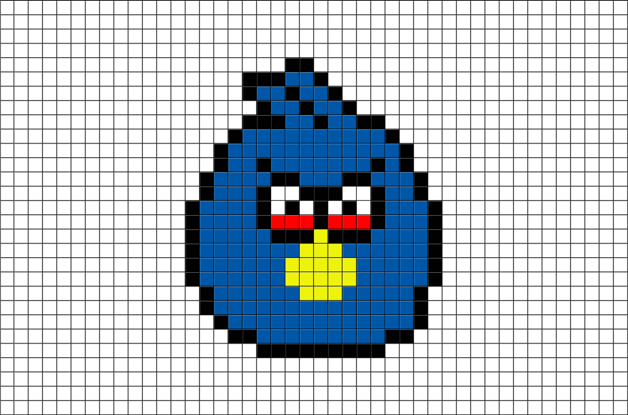 Pixel Art Of Angry (880x581), Png Download
