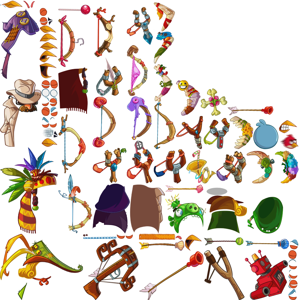 Download Bluebirds Atlas 01 Hr - Angry Birds Epic Sprites | Transparent ...