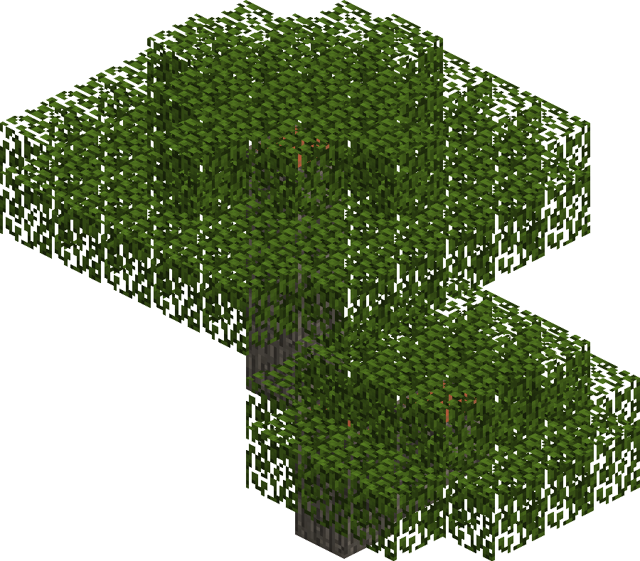 Acaciatree - Acacia Tree Minecraft Png (900x789), Png Download
