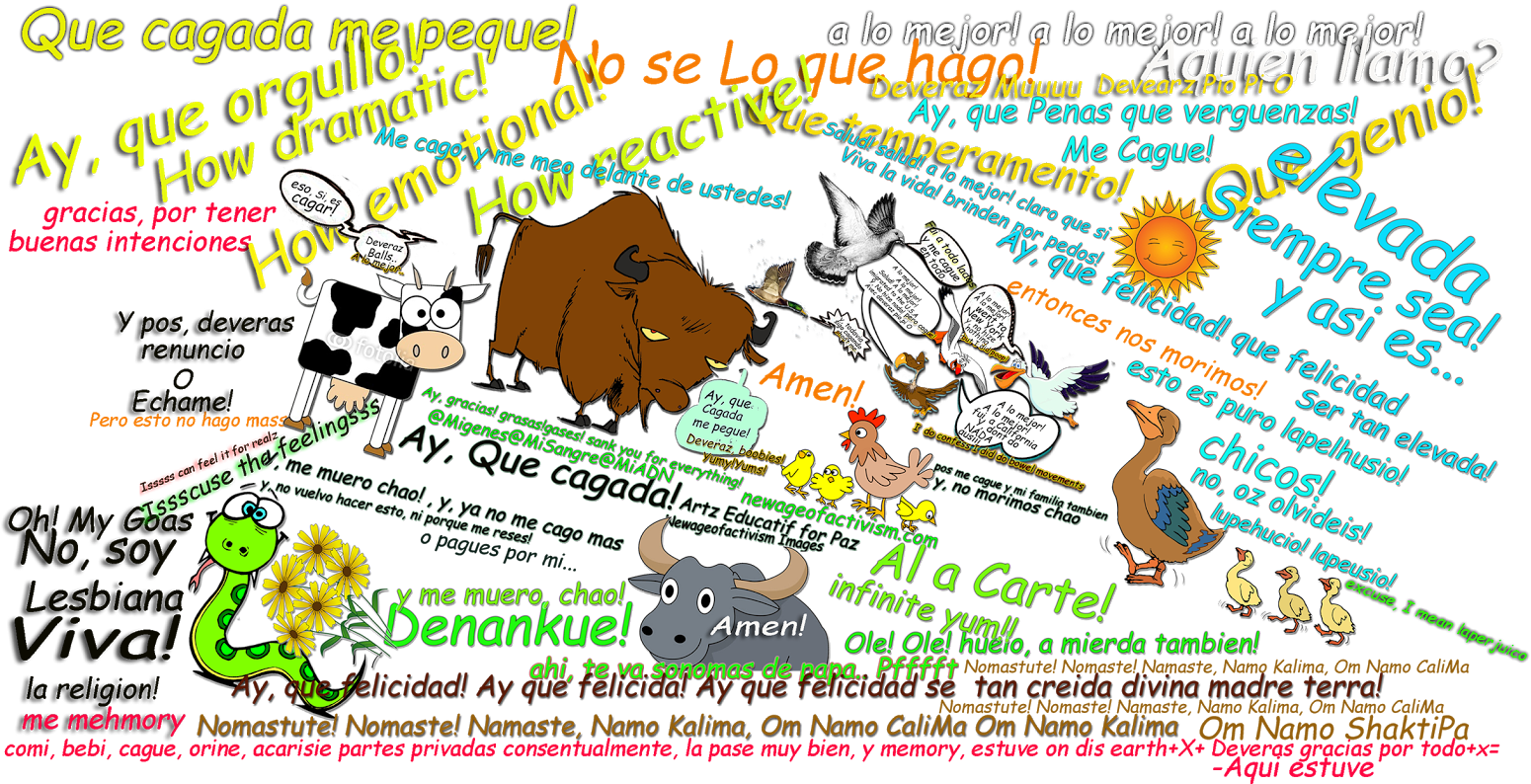 Ay, Caramba Cadajo, Cuchi, Cuchi Me Voy Amañando De - Cartoon (1600x800 ...