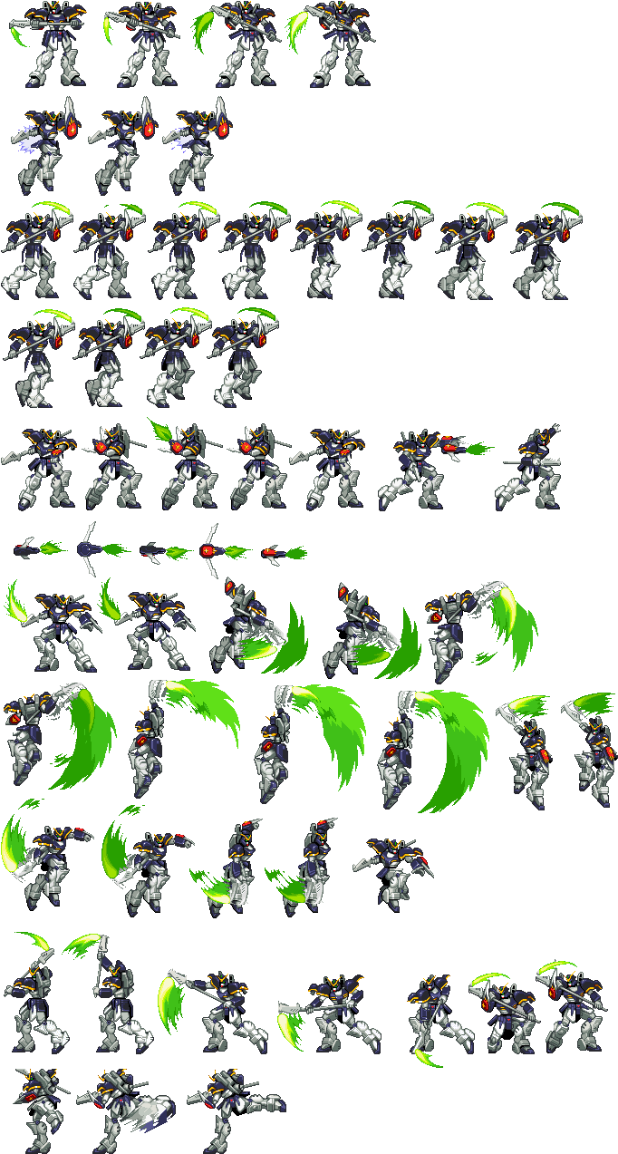 Death Scythefrom Gundam Wing Endless Duel - Gundam Endless Duel Sprites ...