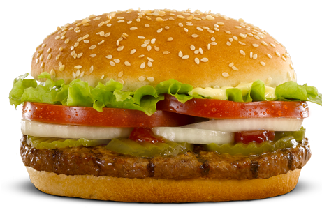 Whopper® Jr - 322 Kcal - Most Popular Food In Usa (460x413), Png Download