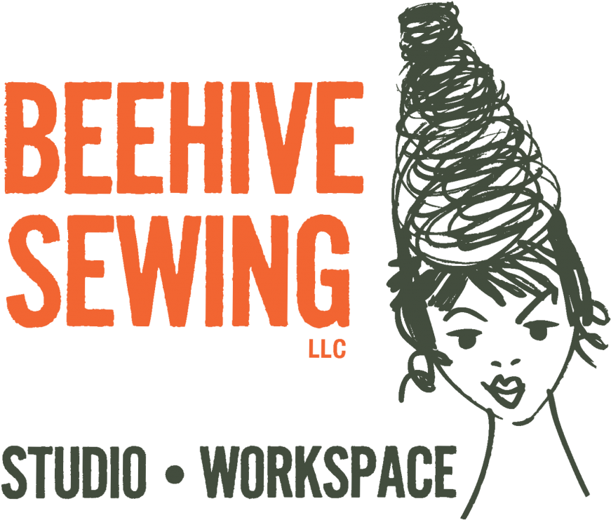 Beehive Sewing Studio Workspace - Notice Sign (1024x889), Png Download