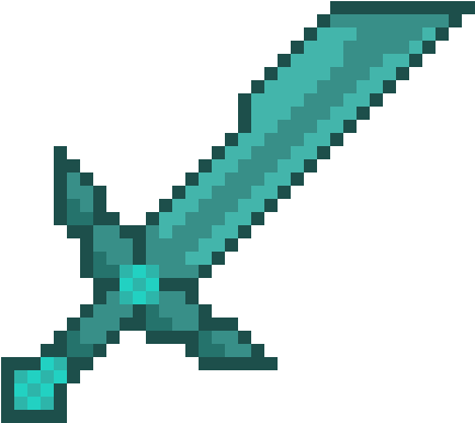 Diamond Sword Texture Pack (1200x1200), Png Download