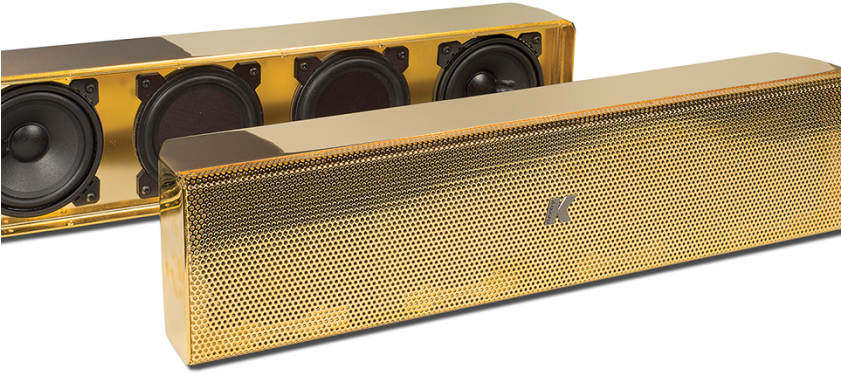 K Array Gold Plated Speakers - Studio Monitor (840x440), Png Download