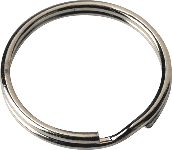 Download 1" Silver Key Ring - Silver Key Ring Png | Transparent PNG ...