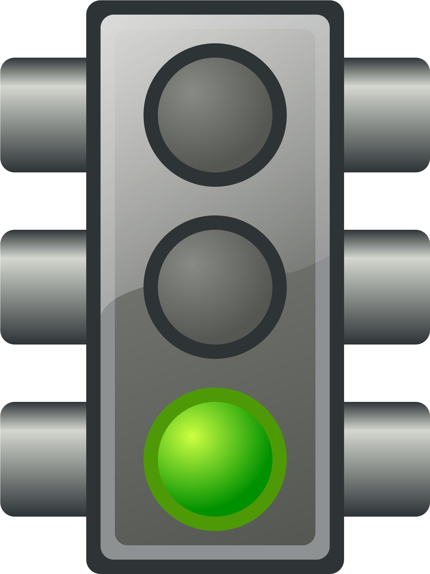 This Free Icons Png Design Of Green Traffic Light (2400x2400), Png Download
