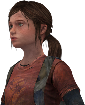Download Com/art/the Last Of Us Ellie 448888299 - Bust | Transparent ...