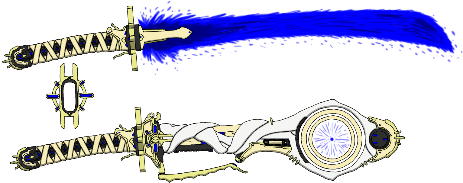 Energy Blade Concept Art - Art (1615x882), Png Download